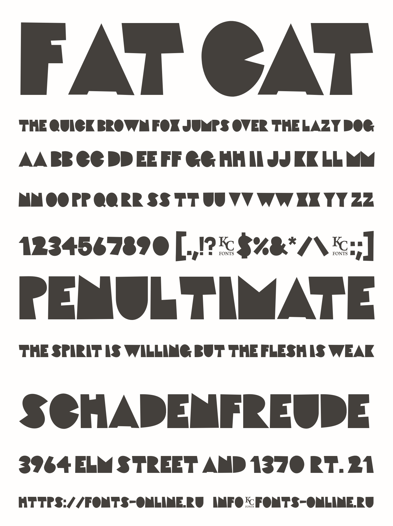 Fat Cat Font
