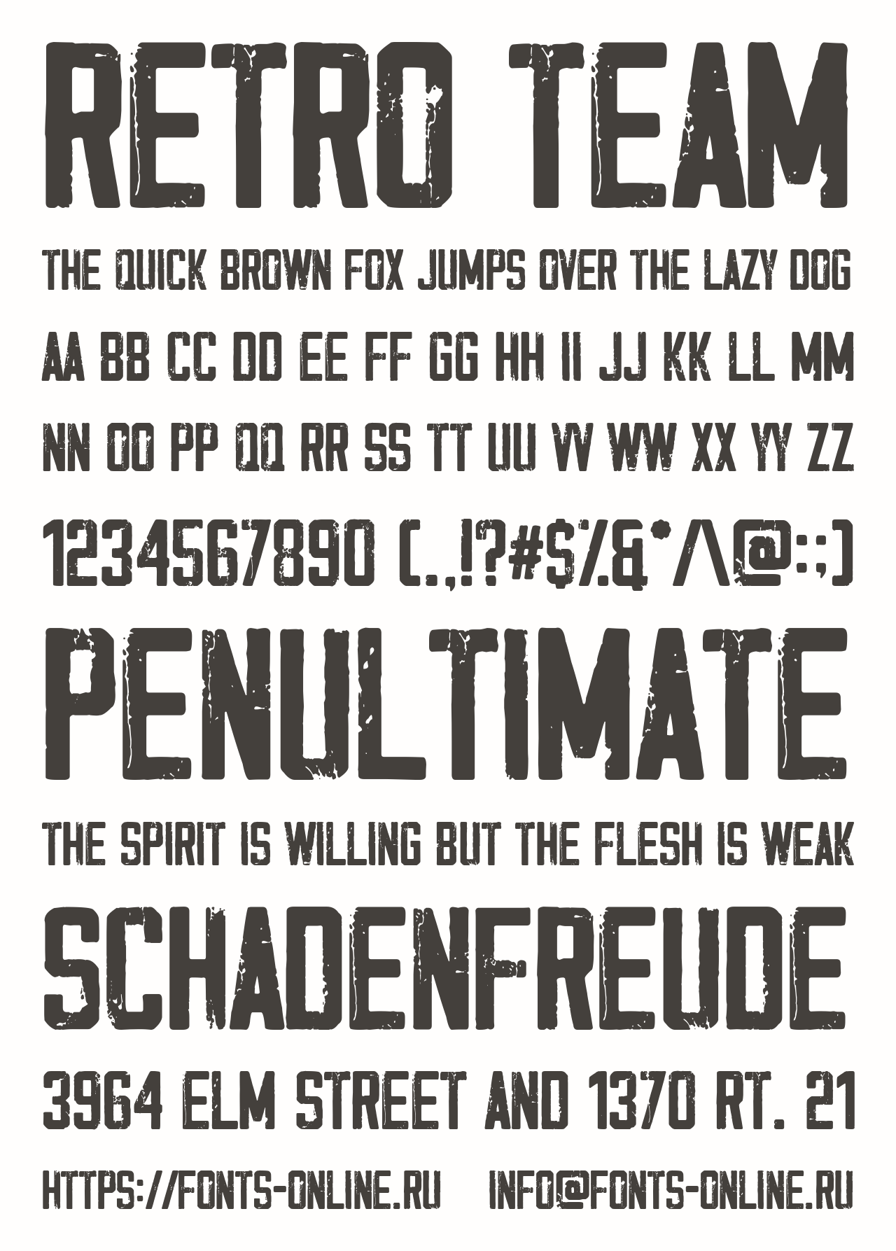 Retro Team Font