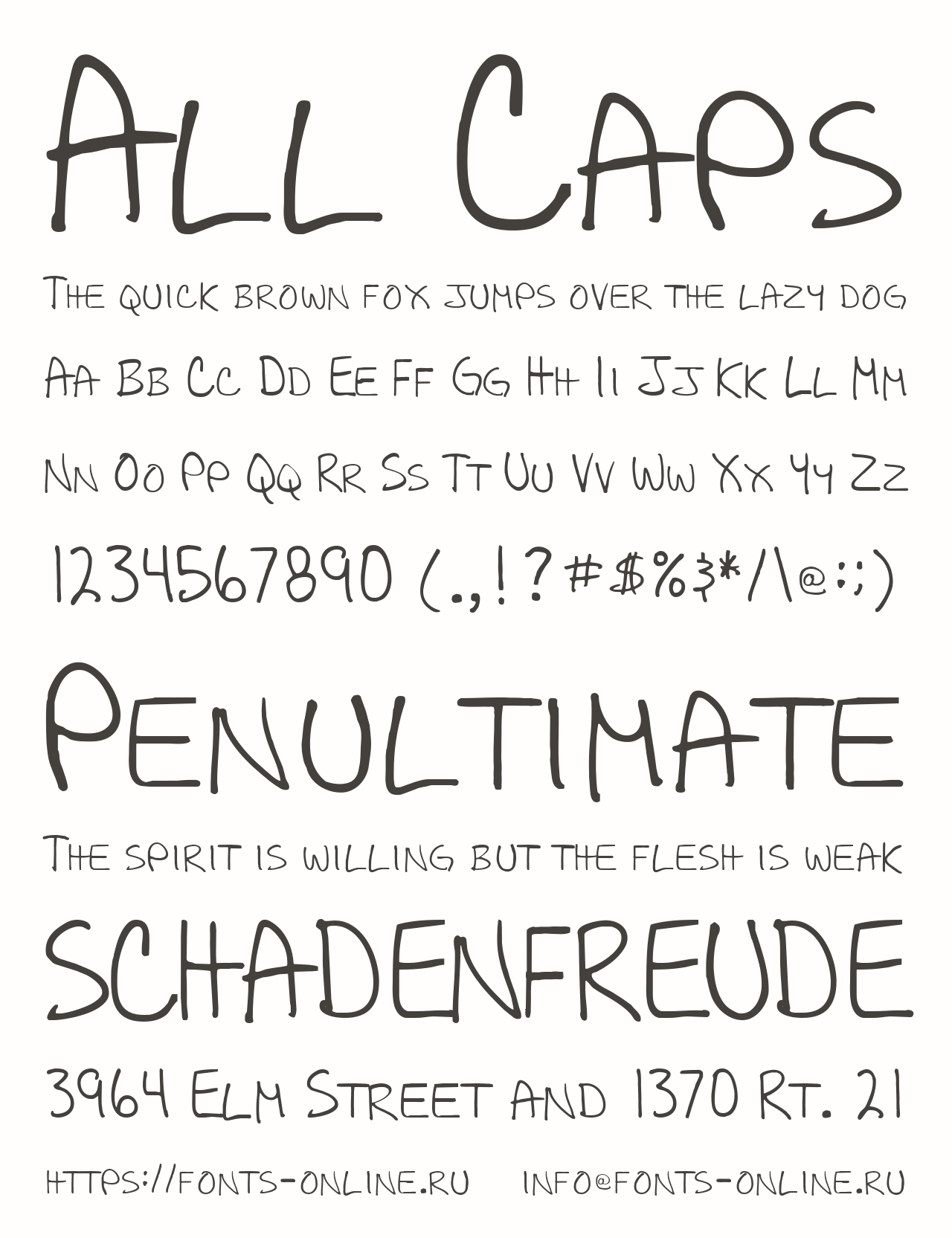 All Caps Font All Caps Font