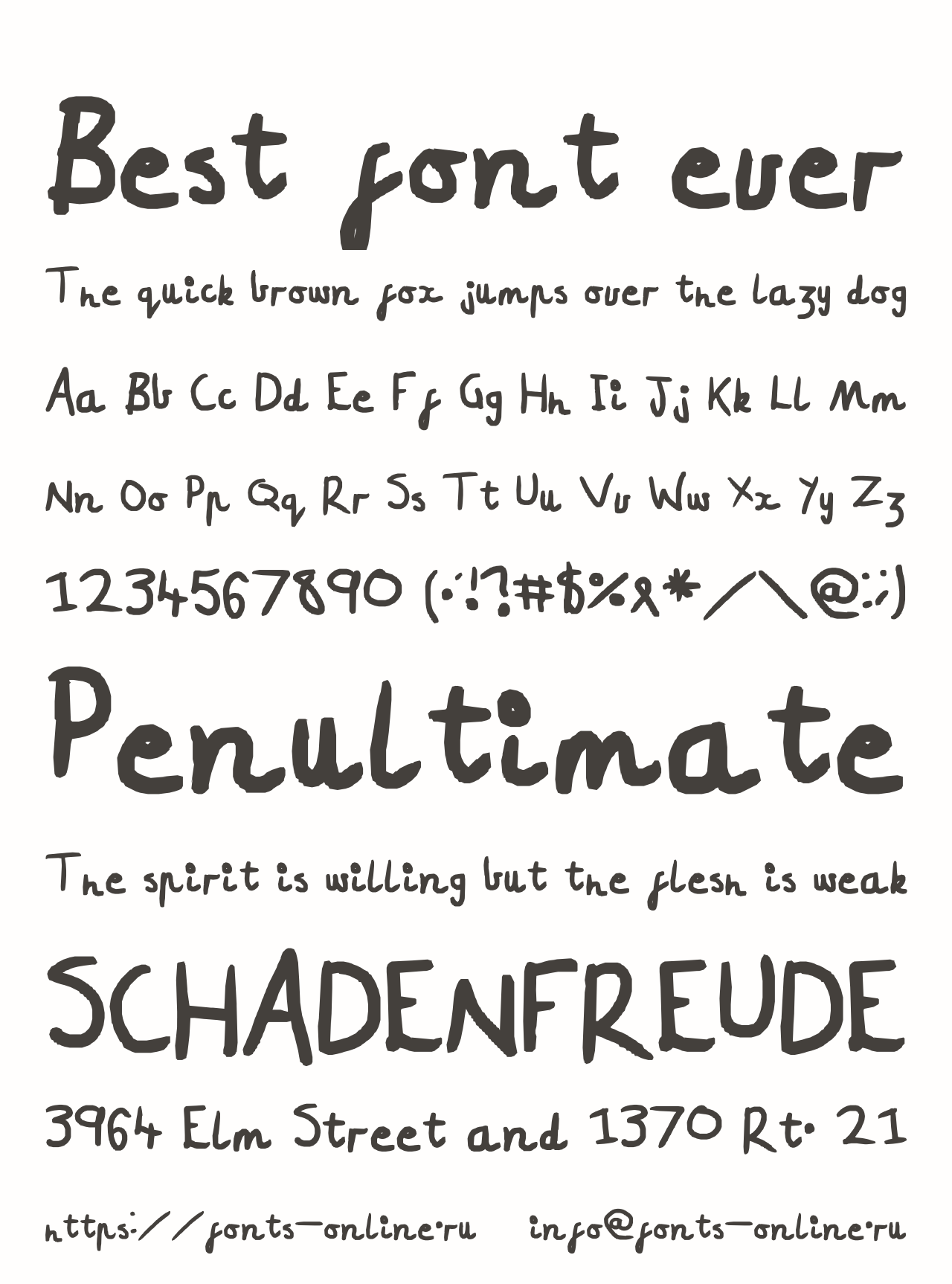 Best Font Ever Font