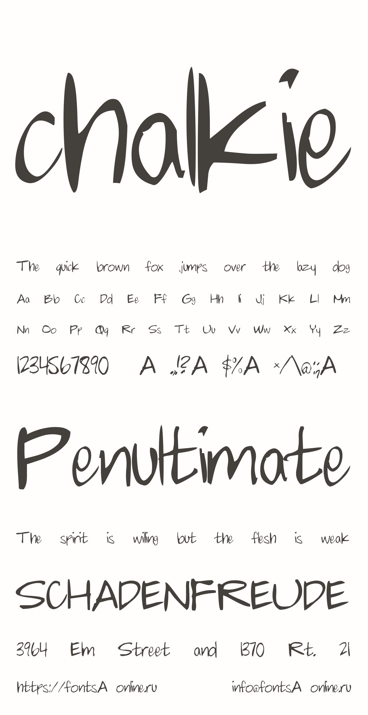 chalkie font