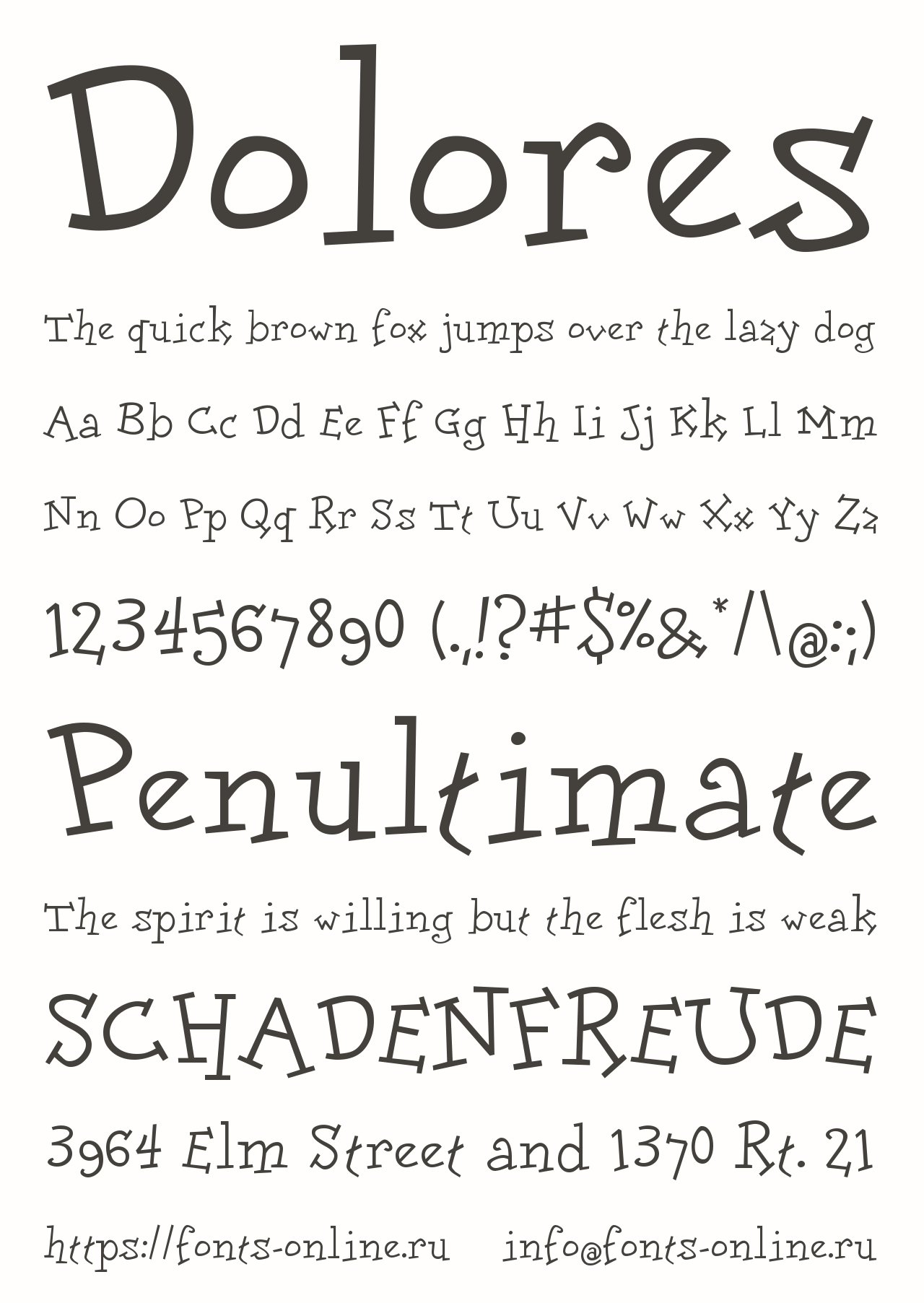 Dolores Font Dolores Font