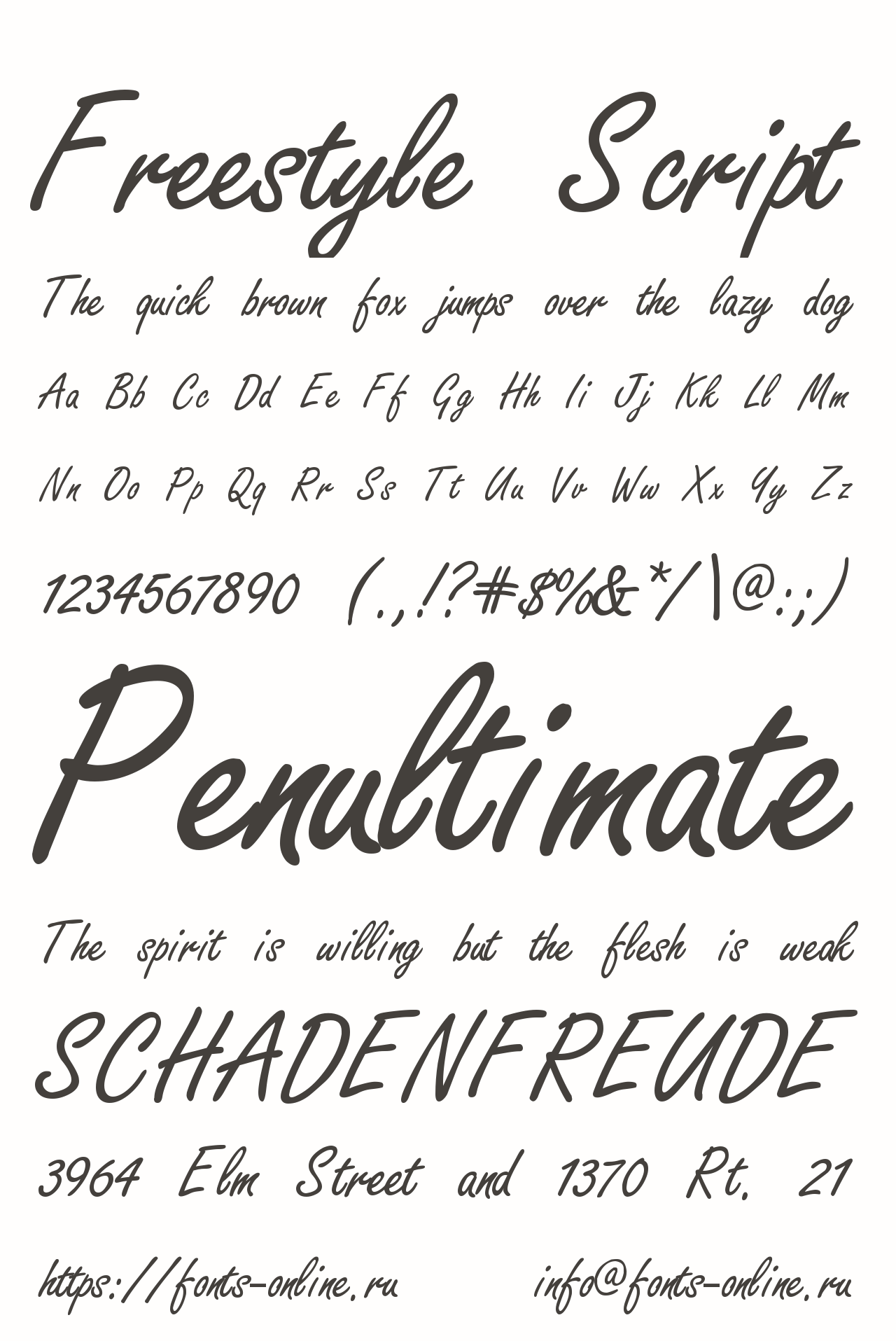 Freestyle Script Font Freestyle Script Font