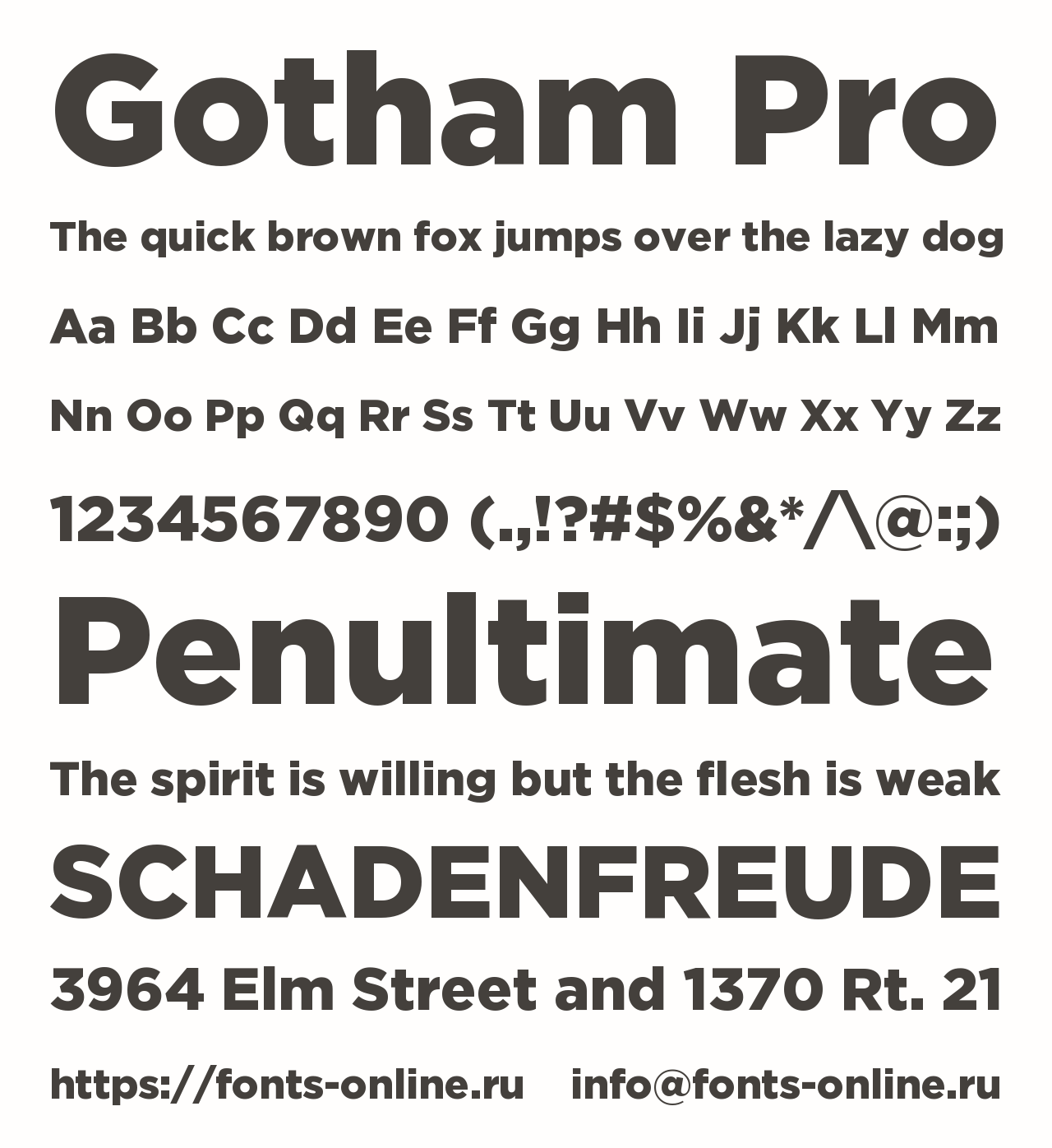 Gotham Pro Font Gotham Pro Font