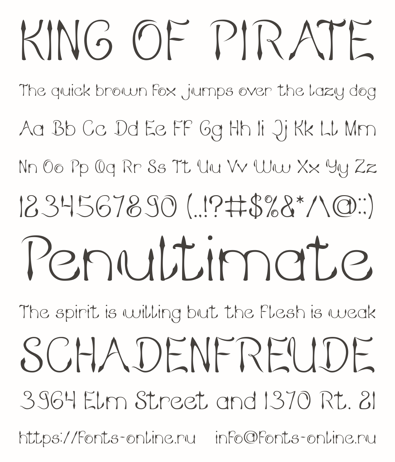 KING OF PIRATE Font KING OF PIRATE Font