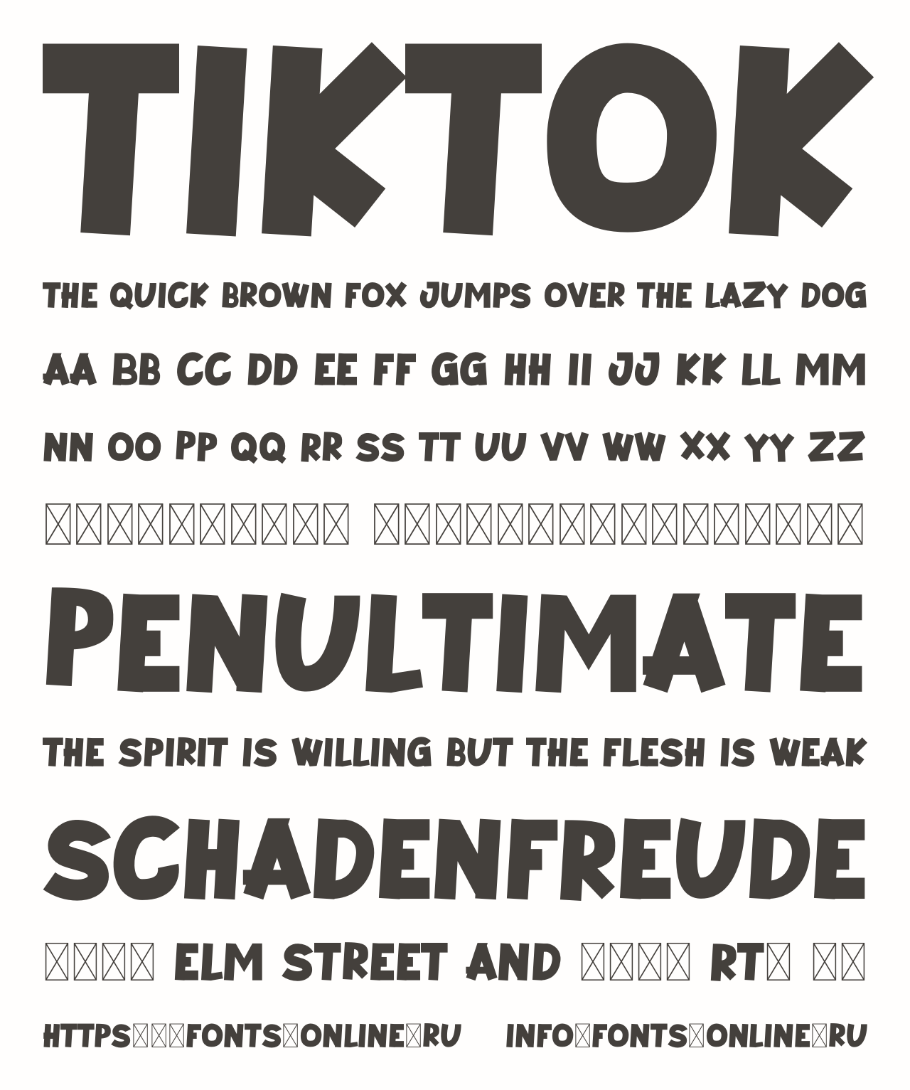 Tiktok Font Tiktok Font