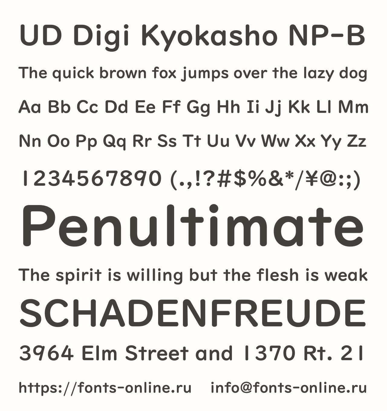 UD Digi Kyokasho NP-B font
